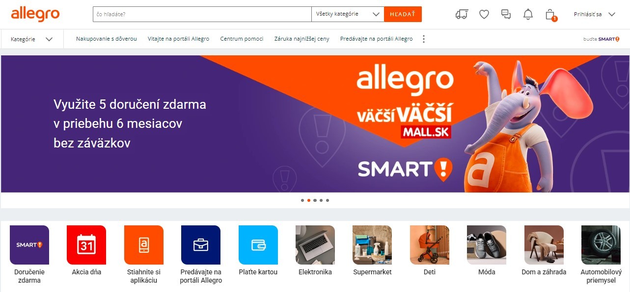 Recenzia a predstavenie e-shopu Allegro.sk - Rankito.sk